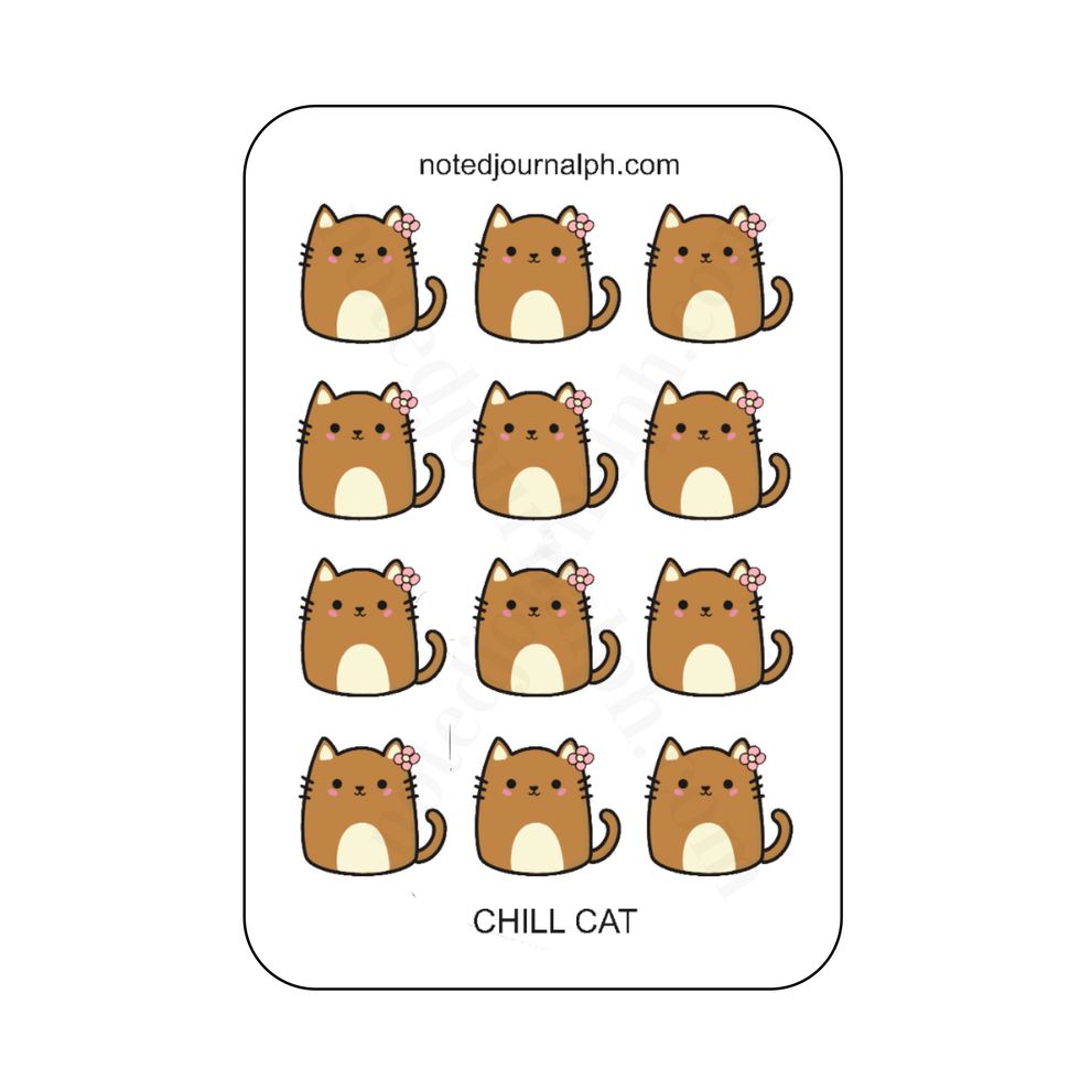 Chill Cat – Noted Journal