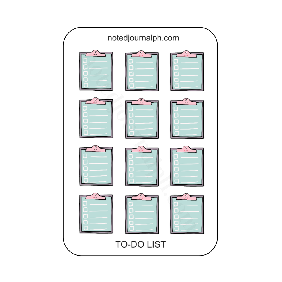 To do list – Noted Journal