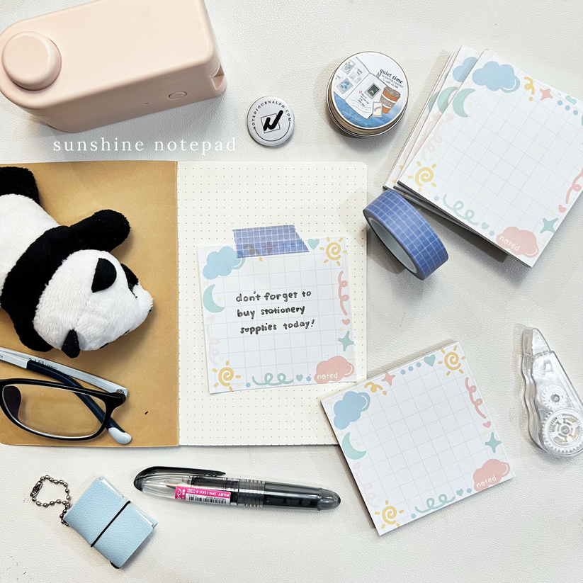 Sunshine Notepad – Noted Journal